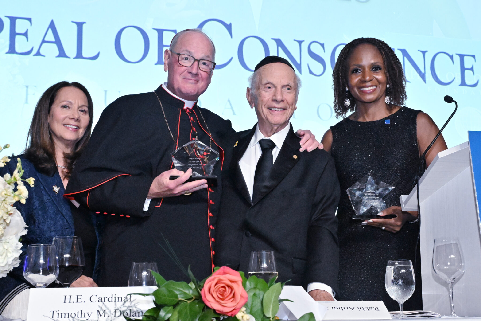 Cardinal Timothy Dolan, Archbishop of New York and Tony Elumelu ...